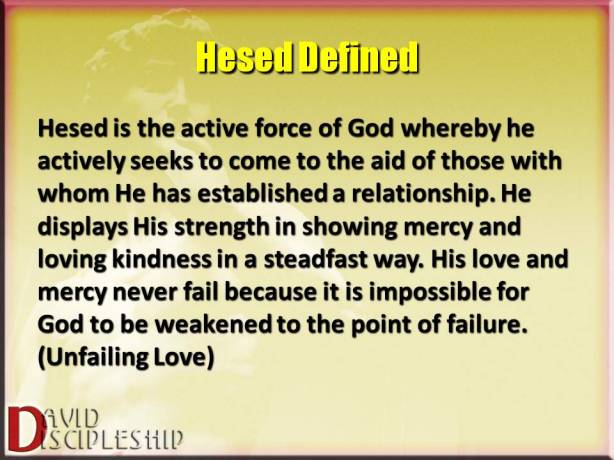 Foundation of David Discipleship Part Two | Loving the Word with the ...